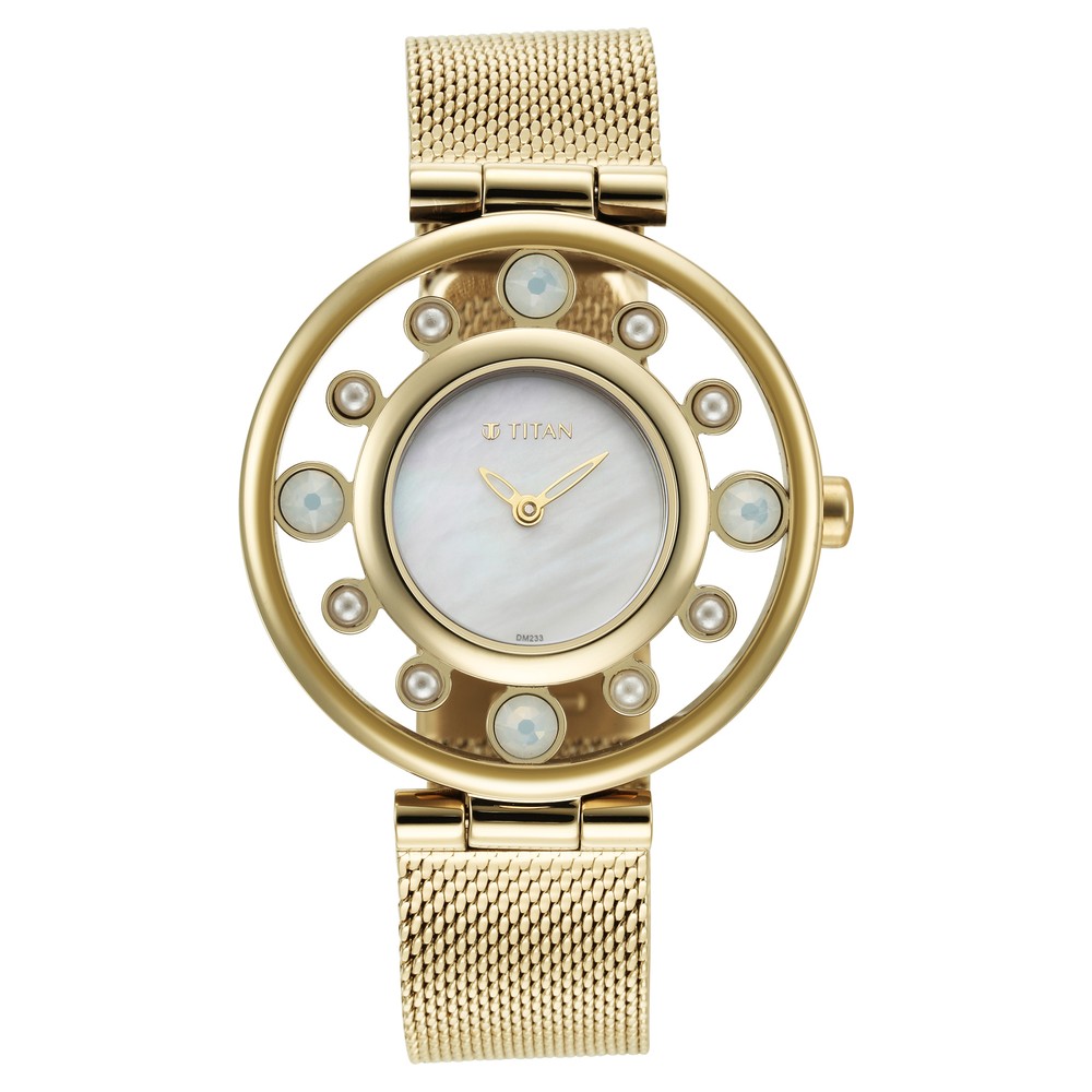 Buy Online Titan Purple Unending Beauty Mother Of Pearl Dial Women ...