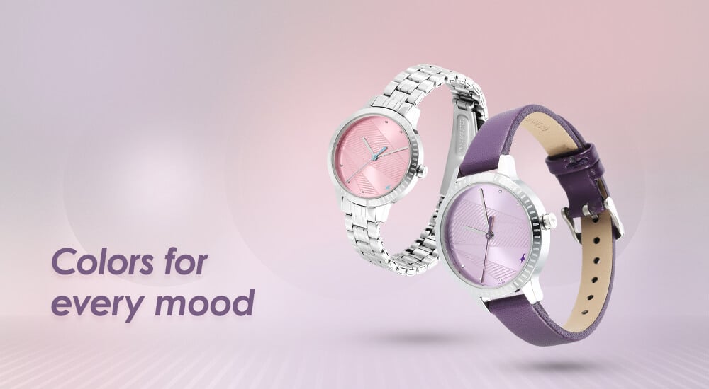 Buy Online Fastrack Stunners Quartz Analog Silver Dial Metal Strap ...