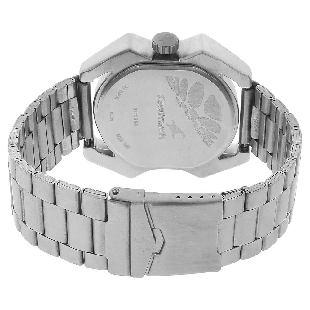 Buy Online Fastrack Quartz Analog Grey Dial Metal Strap Watch for Guys ...