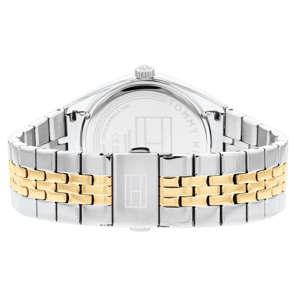 Buy Online Tommy Hilfiger Quartz Analog with Date Black Dial Stainless ...