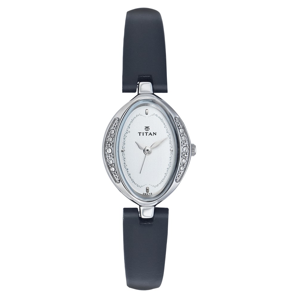 Buy Online Titan Quartz Analog Silver Dial Watch for Women - nc2476sl01 ...