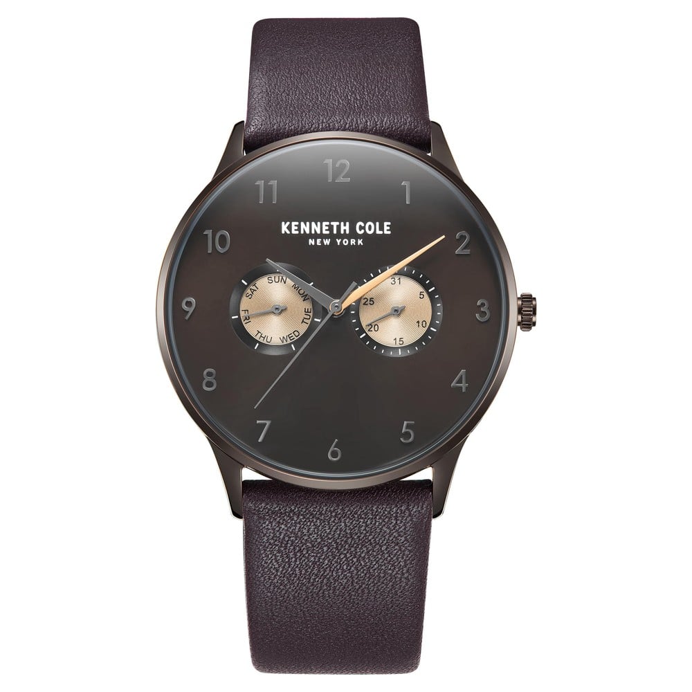 Buy Online Kenneth Cole Multifunction Brown Dial Watch for Men ...