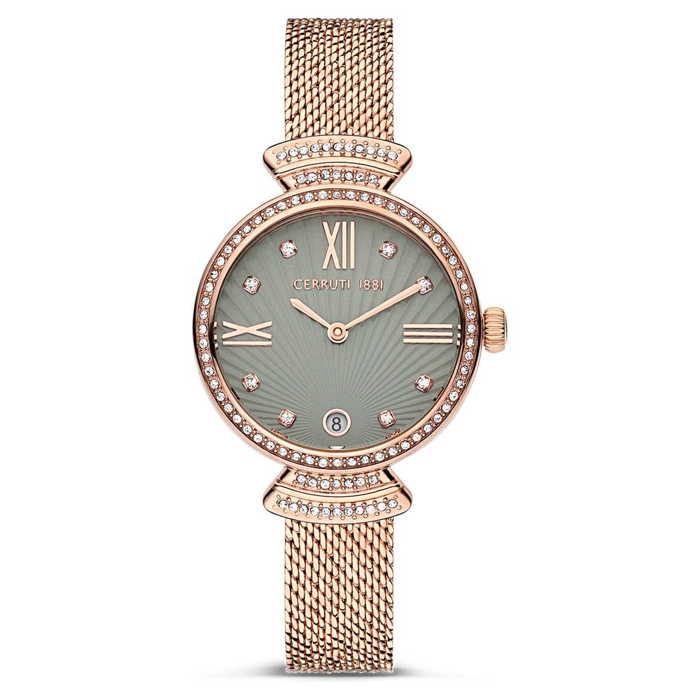 Buy Online Cerruti 1881 Quartz Analog Grey Dial Stainless Steel Strap ...