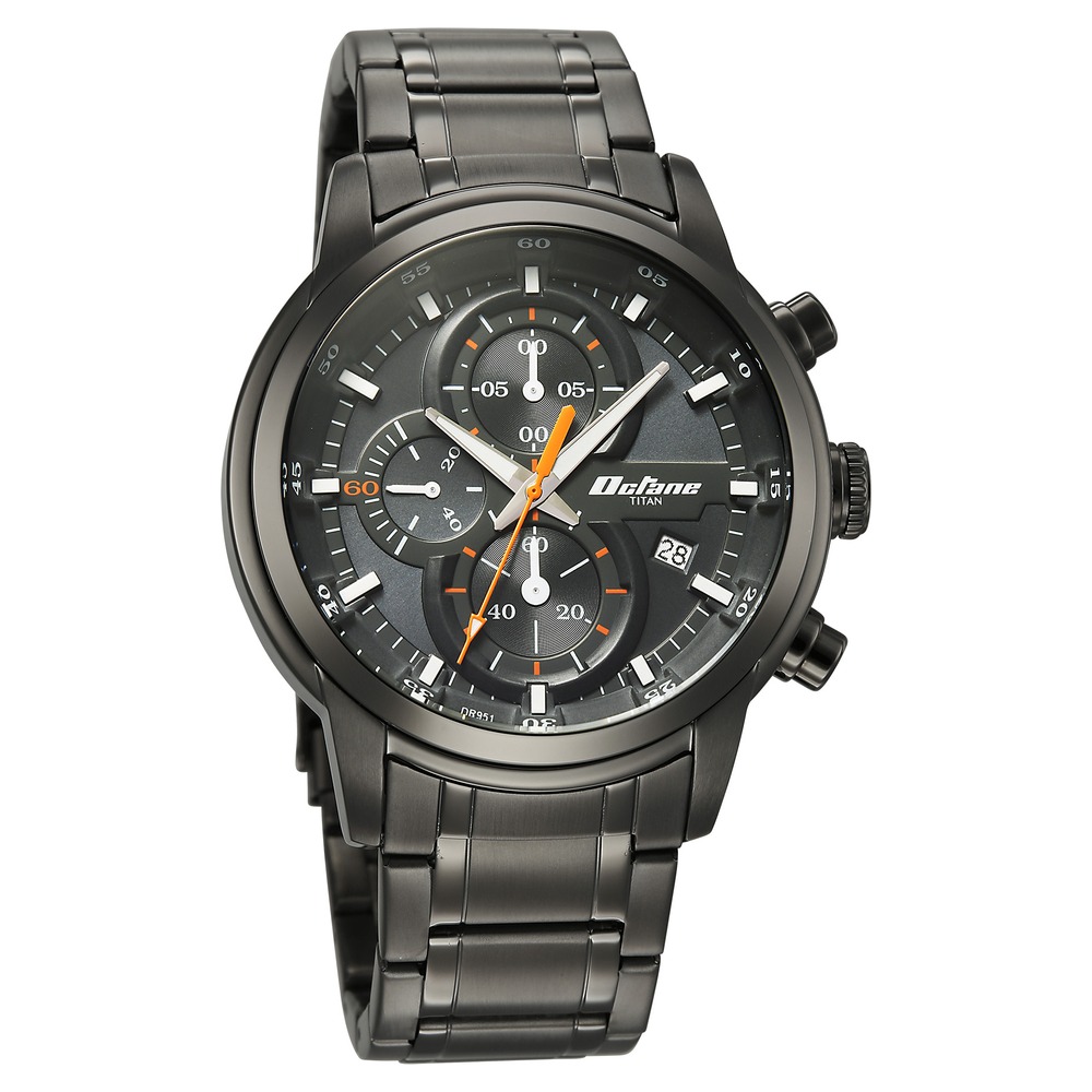 Buy Online Titan Octane Primal Quartz Chronograph Grey Dial Grey ...