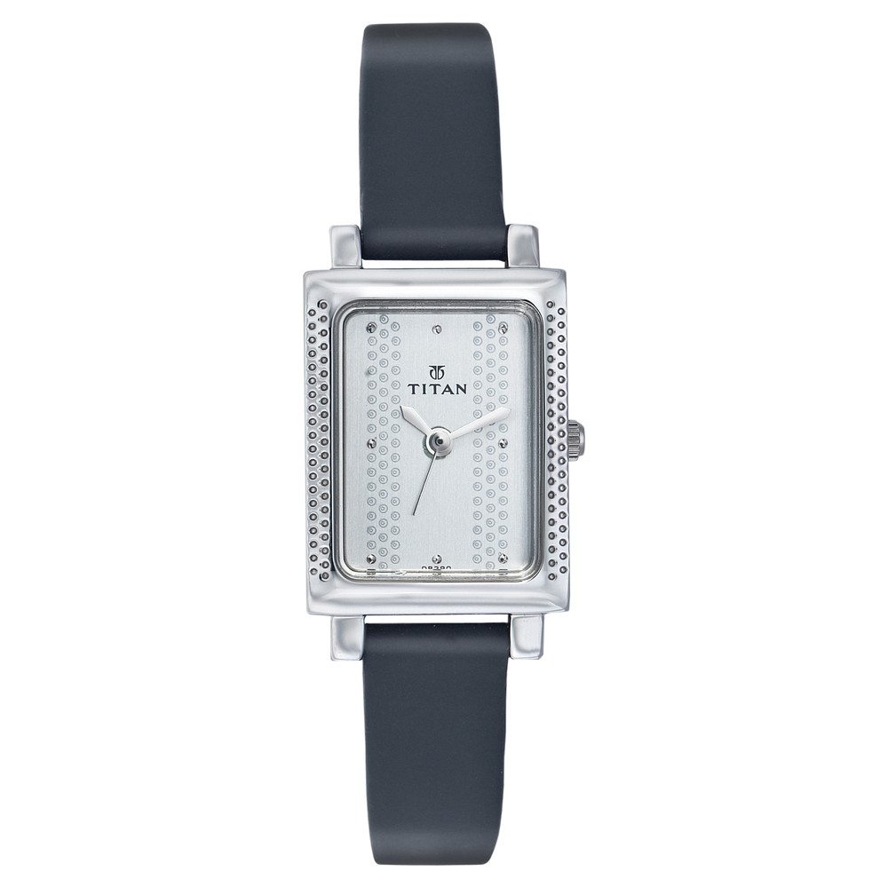 Buy Online Titan Quartz Analog Silver Dial Watch for Women - nb2478sl01 ...