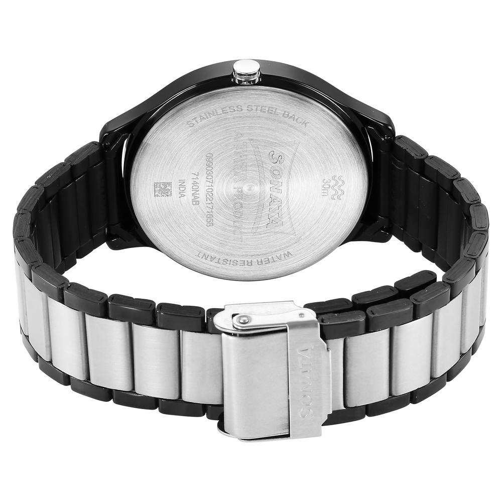 Buy Online Sonata Unveil Quartz Analog Silver Dial Stainless Steel ...