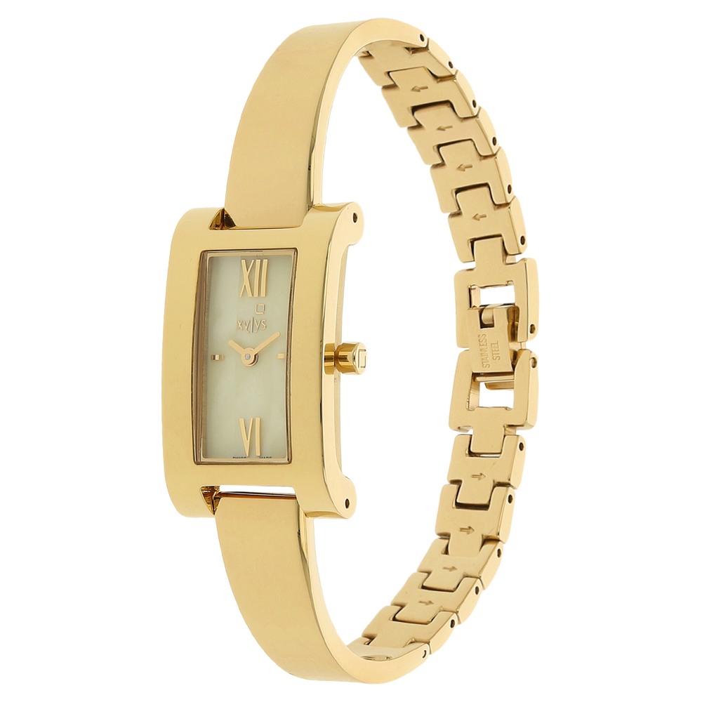 Buy Online Xylys Swiss Analog Golden Stainless Steel Strap and Mother ...