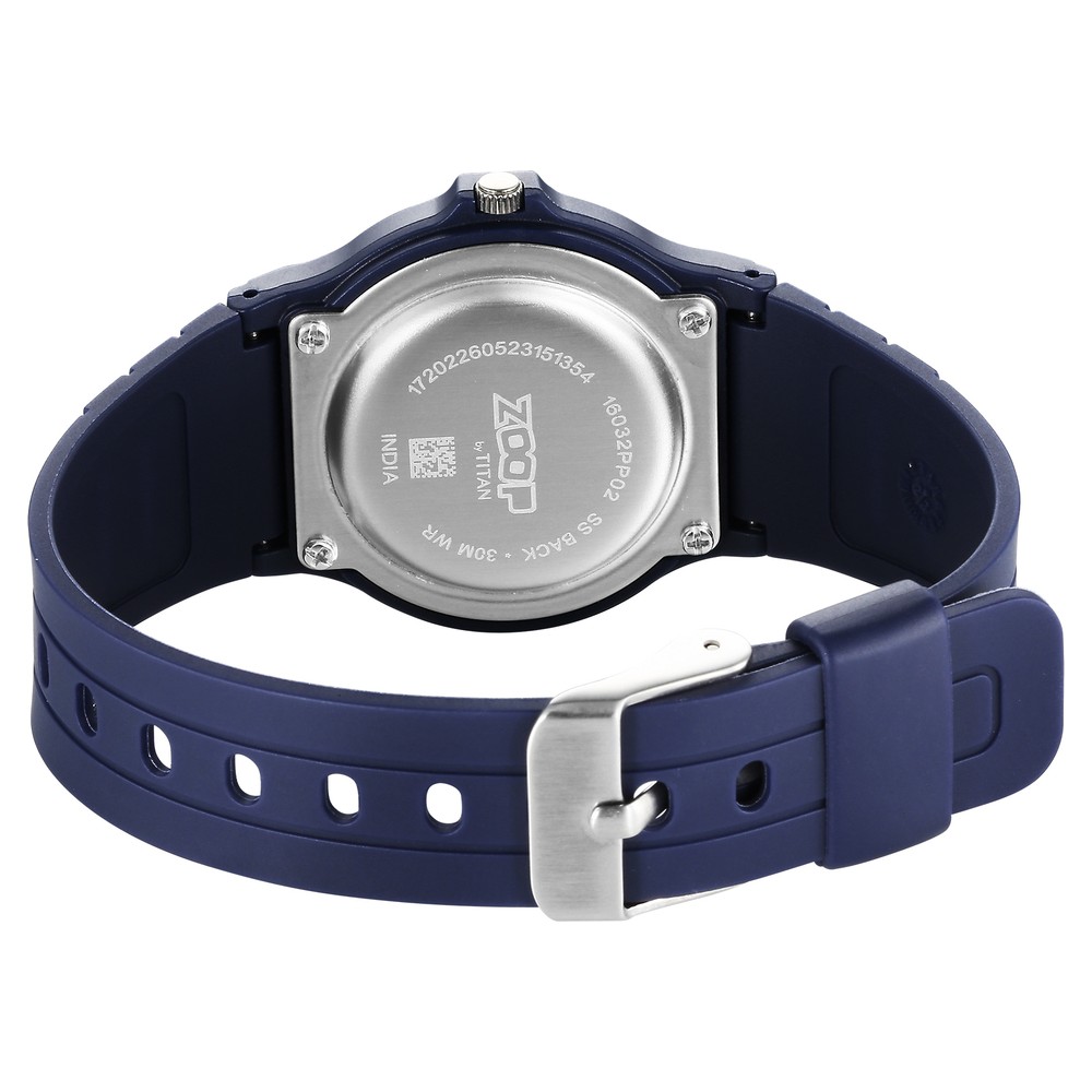 Buy Online Zoop Analog Watch with White Dial & Blue Strap for Girls ...