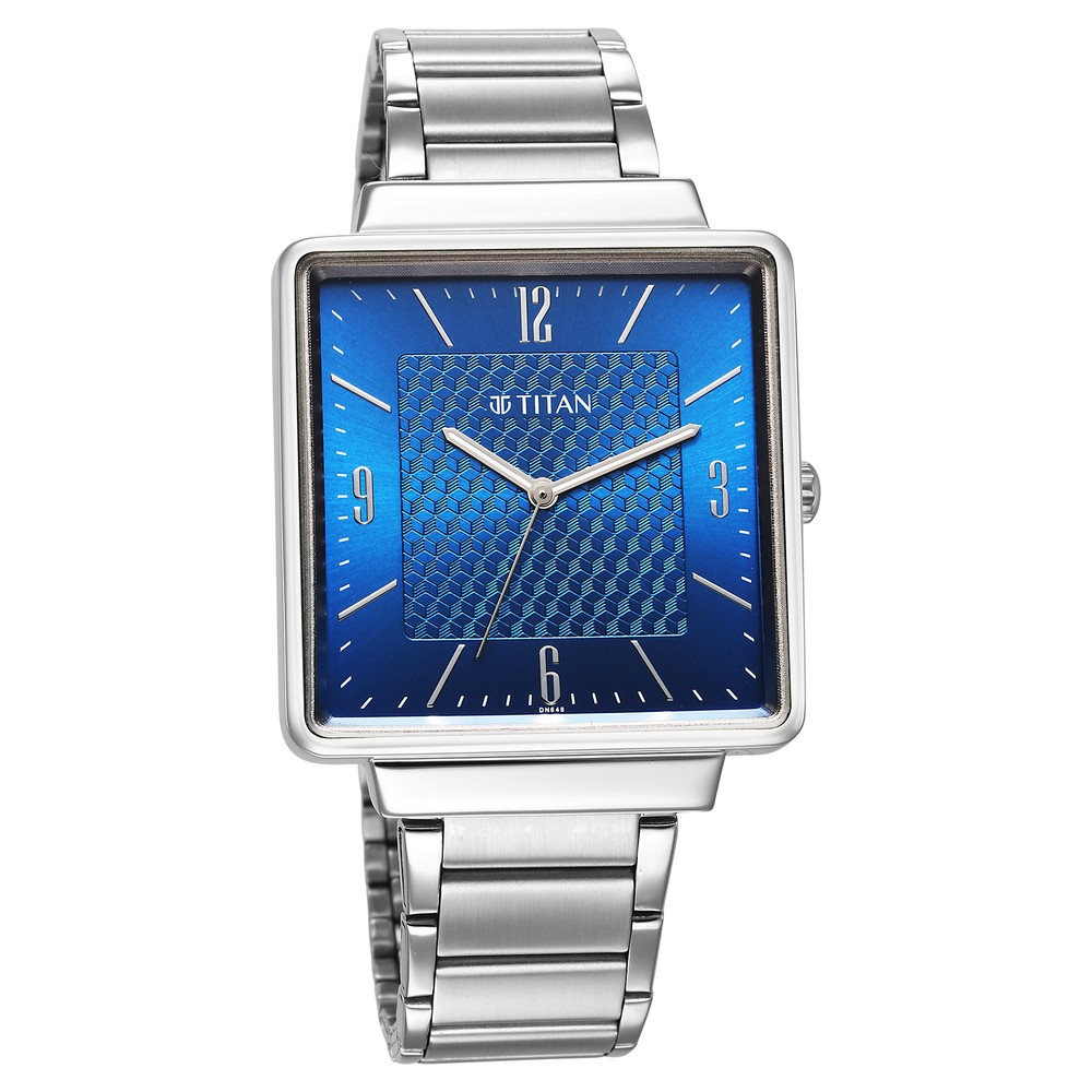 Buy Online Titan Karishma Blue Dial Watch for Men - nr10005sm01 | Titan