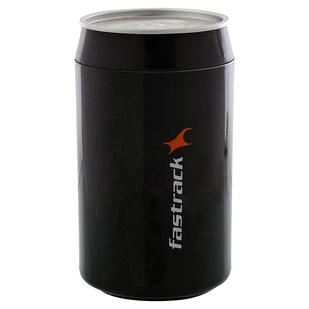 Buy Online Fastrack Quartz Analog Digital Orange Dial Leather Strap ...