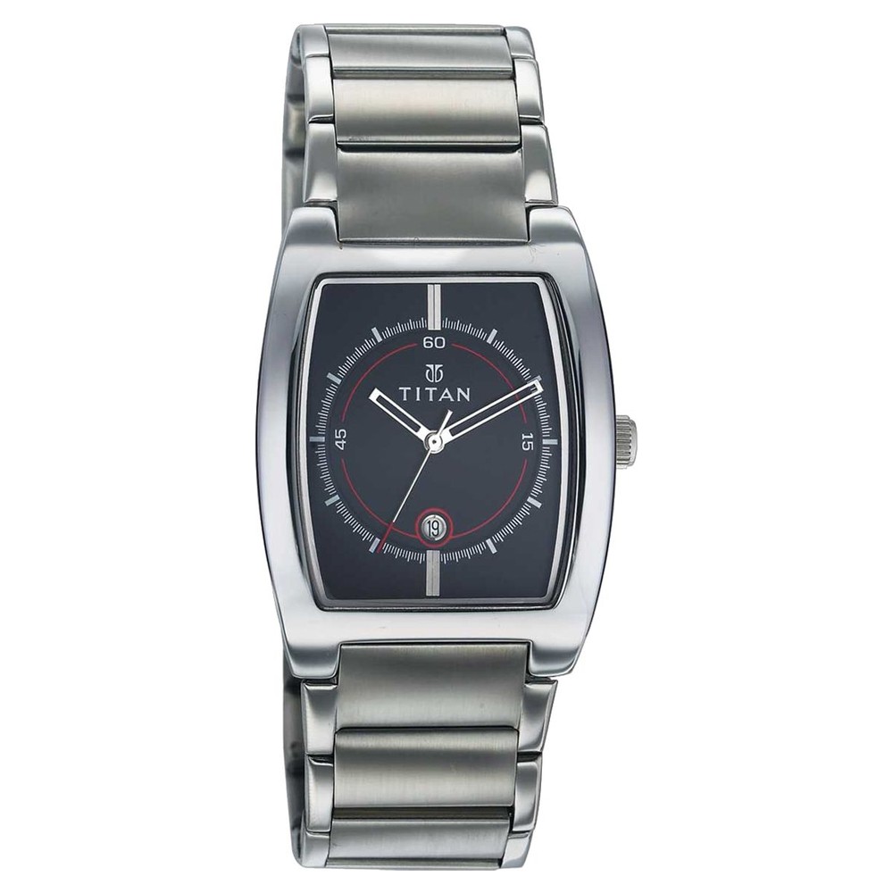 Buy Online Titan Quartz Analog with Date Black Dial Watch for Men ...