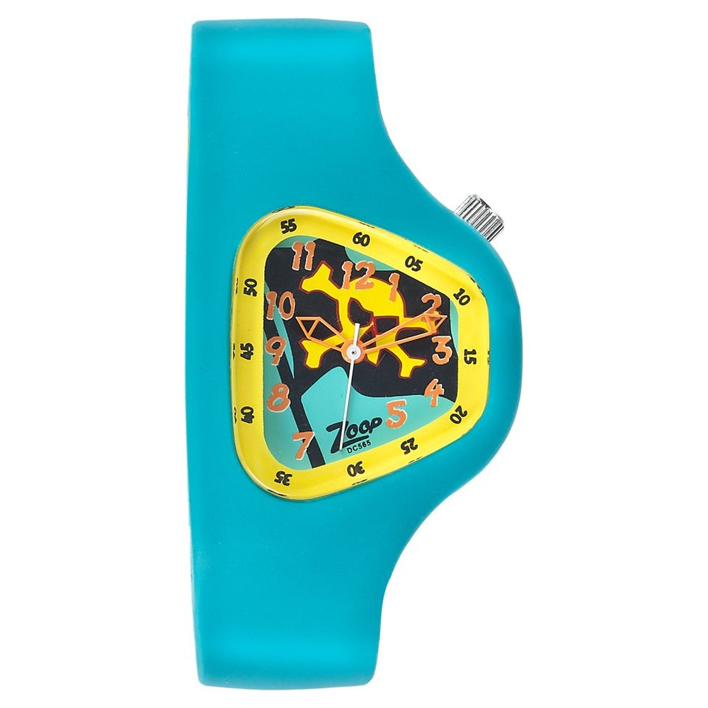 Buy Online Zoop By Titan Quartz Analog Blue Dial Plastic Strap Watch ...