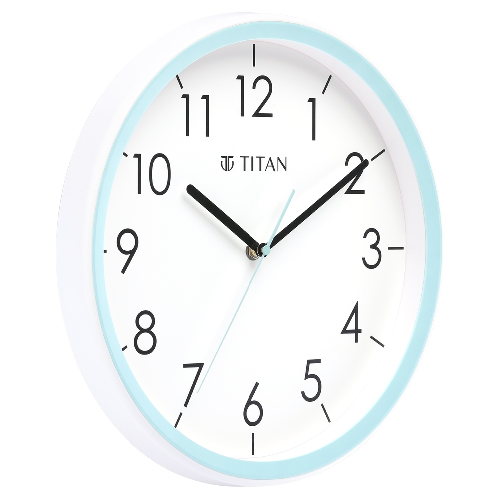 Buy Online Titan Contemporary White Dial Blue Color Silent Sweep ...