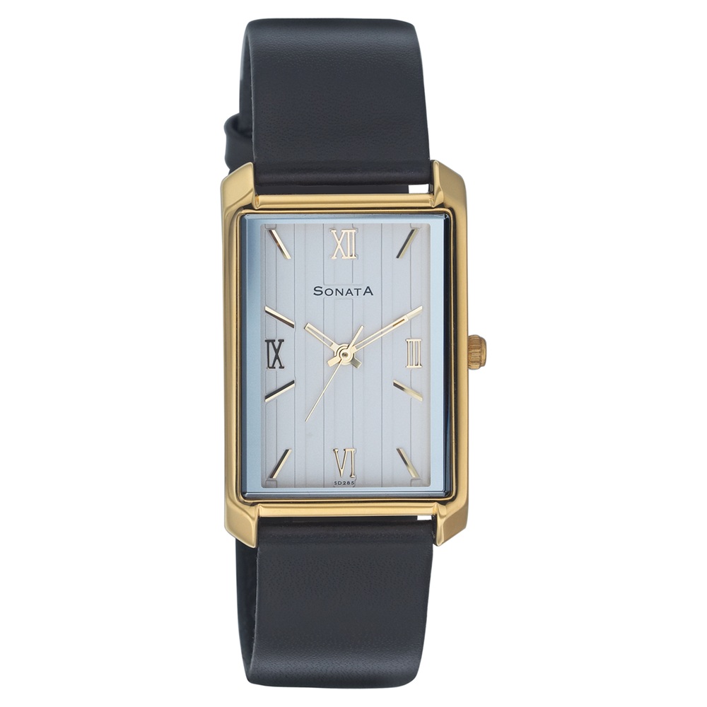 Buy Online Sonata Quartz Analog Silver Dial Strap Watch for Men ...