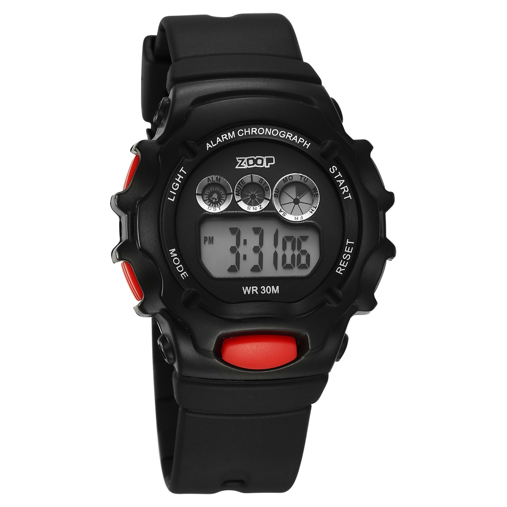 Buy Online Zoop Digital Watch with Digital Dial & Black Strap for Boys ...
