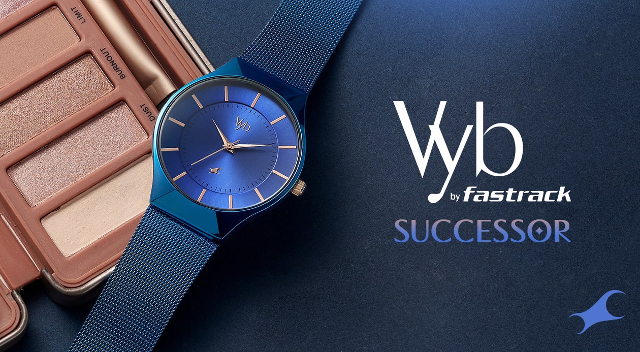 Buy Online Fastrack Vyb Successor Quartz Analog Maroon Dial Stainless ...