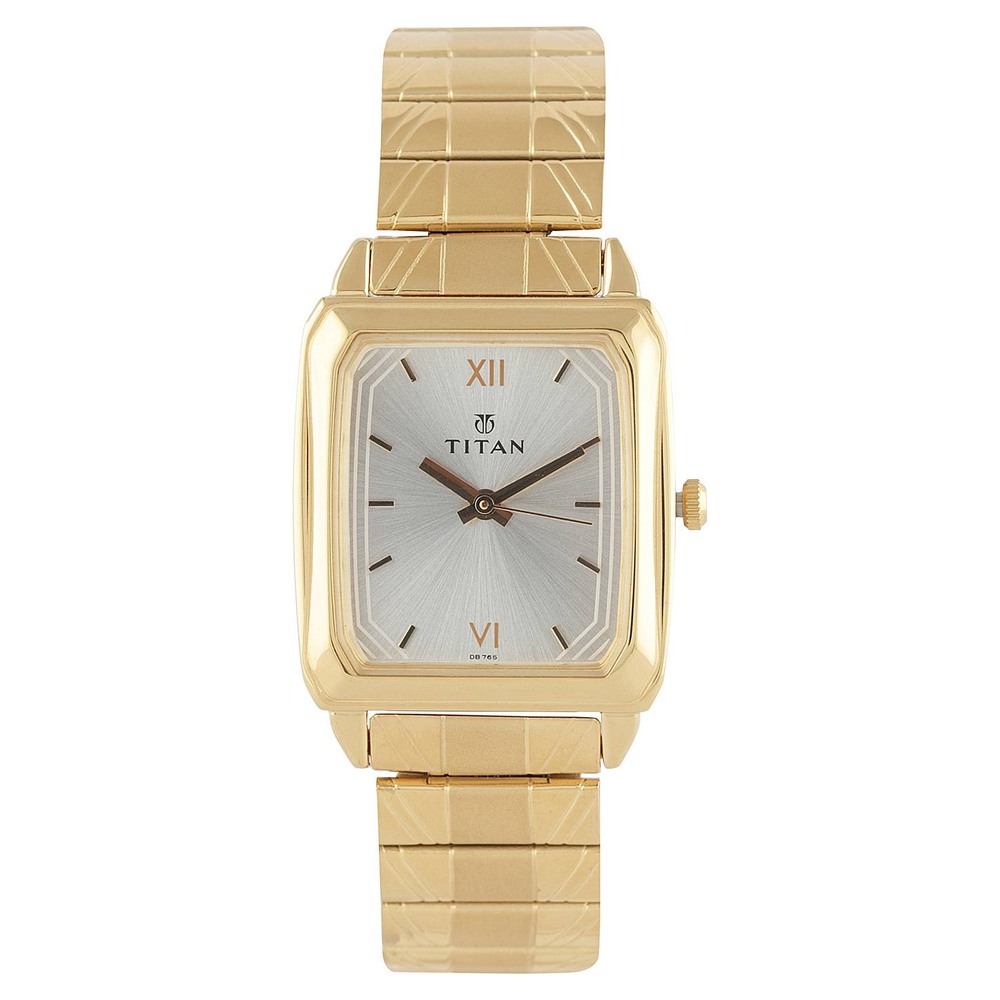 Buy Online Titan Quartz Analog Silver Dial Watch for Men - ne1581ym01c ...