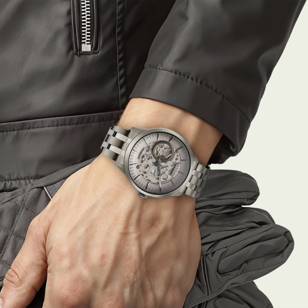 Buy Online Titan Metal Mechanicals Anthracite Dial Analog Titanium ...