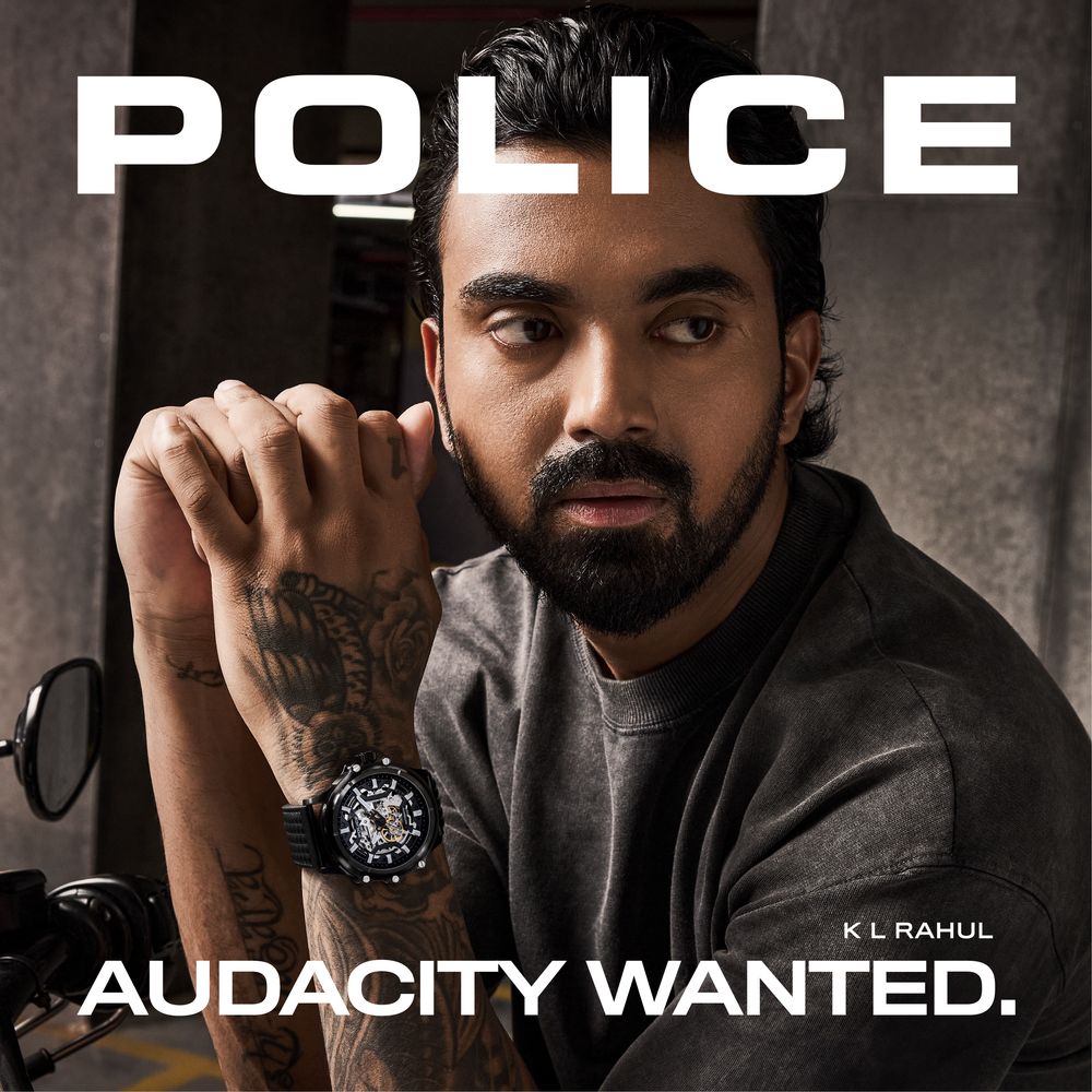 Buy Online Police Men's Luang KL Rahul Edition Automatic Watch Textured Leather Strap Watch ...