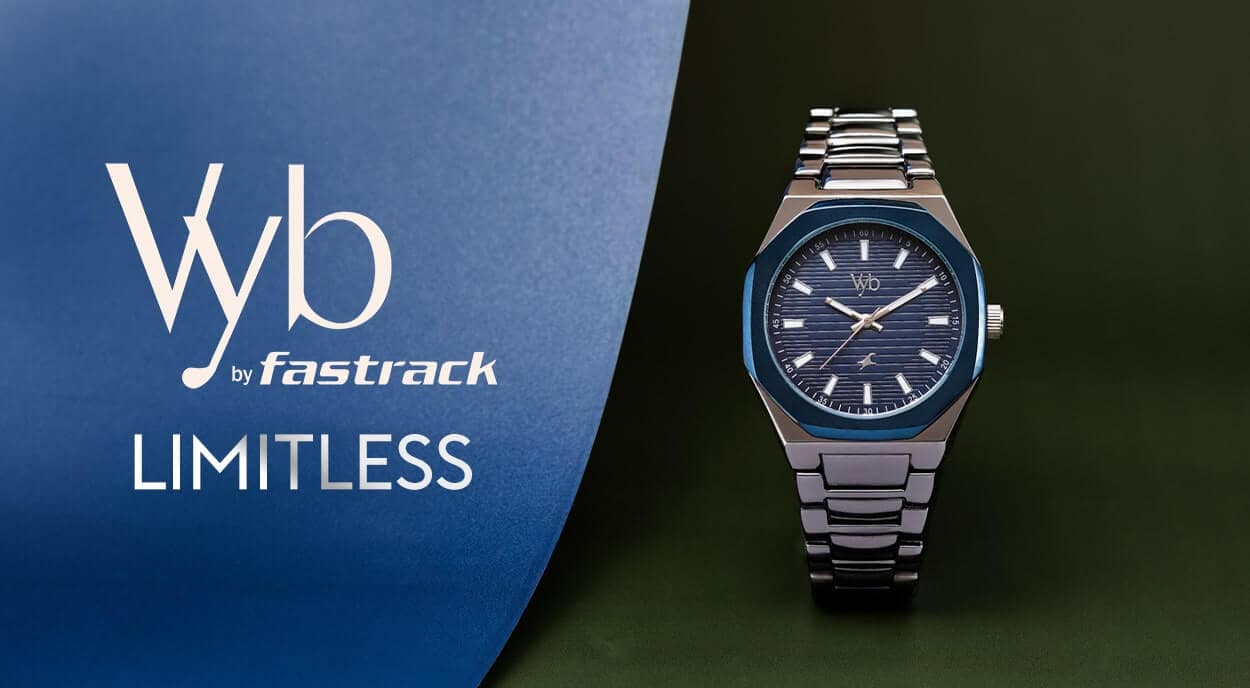 Buy Online Fastrack Vyb Limitless Quartz Analog Black Dial Black Color ...
