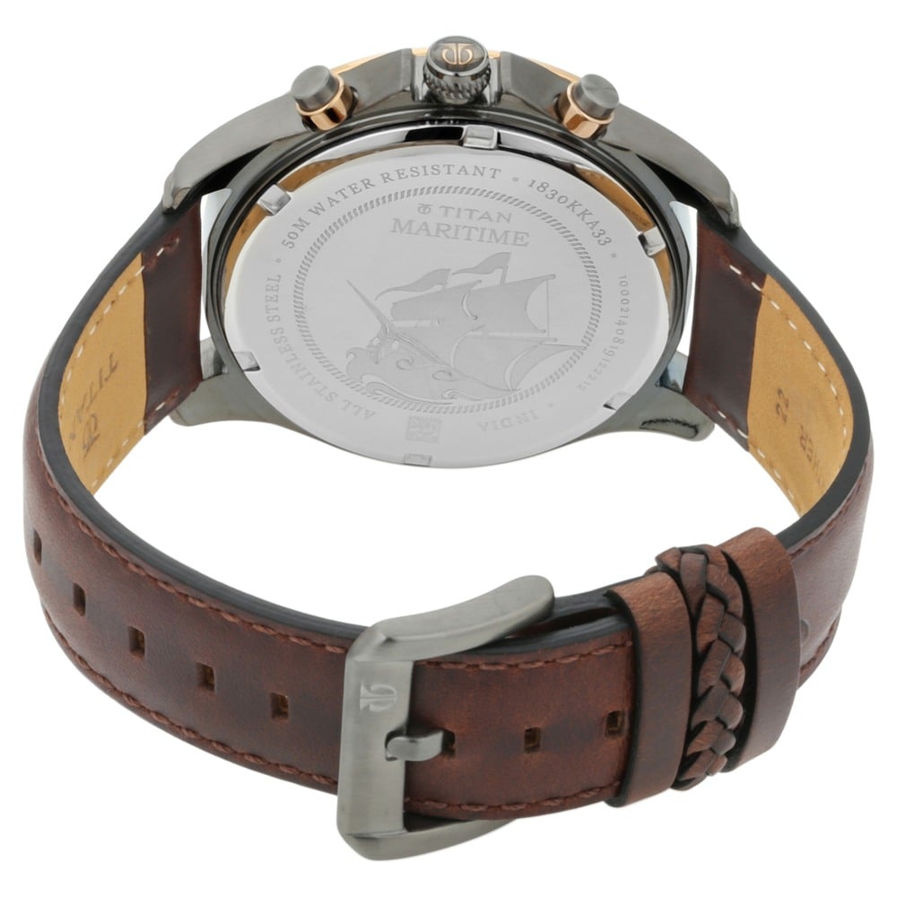 Buy Online Titan Men's Maritime Pro Lateen Sail Chronograph Watch ...