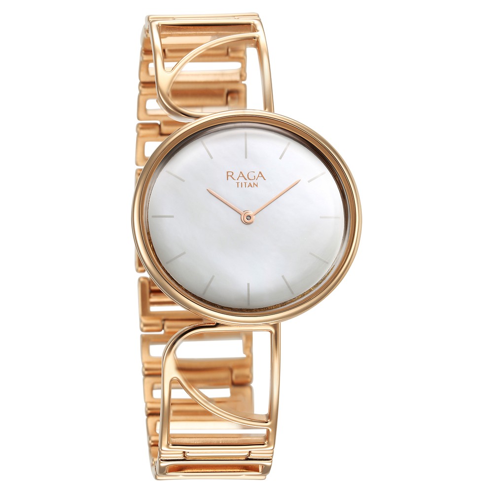 Buy Online Titan Raga Power Pearls Quartz Analog Mother of Pearl Dial ...