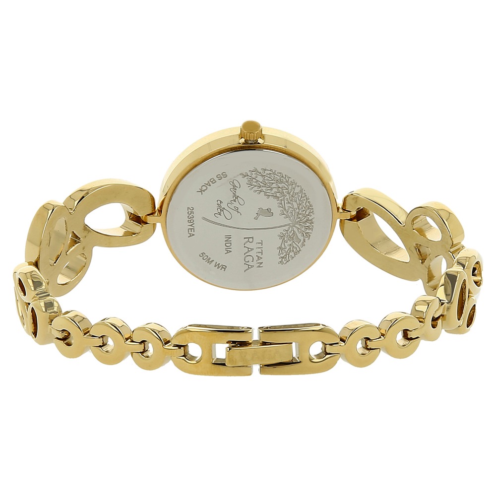 Buy Online Titan Raga Garden Of Eden Black Dial Women Watch With Metal ...