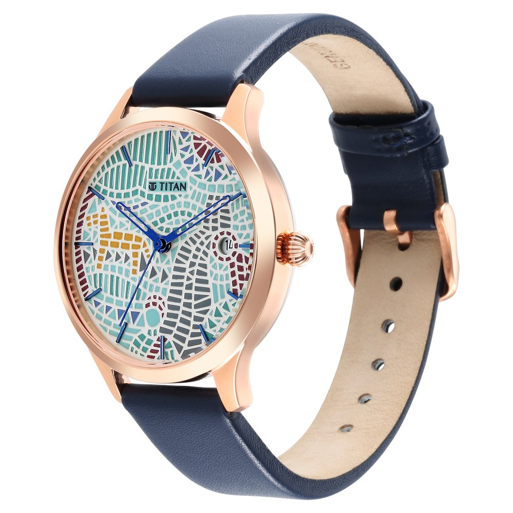 Buy Online Titan Punjab Collection Multicoloured Dial Analog with Date ...