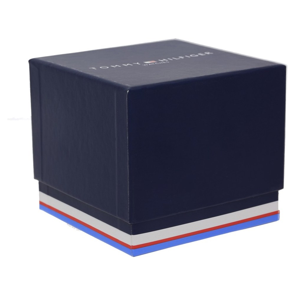 Buy Online Tommy Hilfiger Quartz Multifunction Black Dial Leather Strap ...