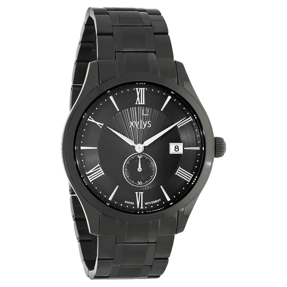 Buy Online Xylys Swiss Analog Stainless Steel Black Dial Watch for Men ...