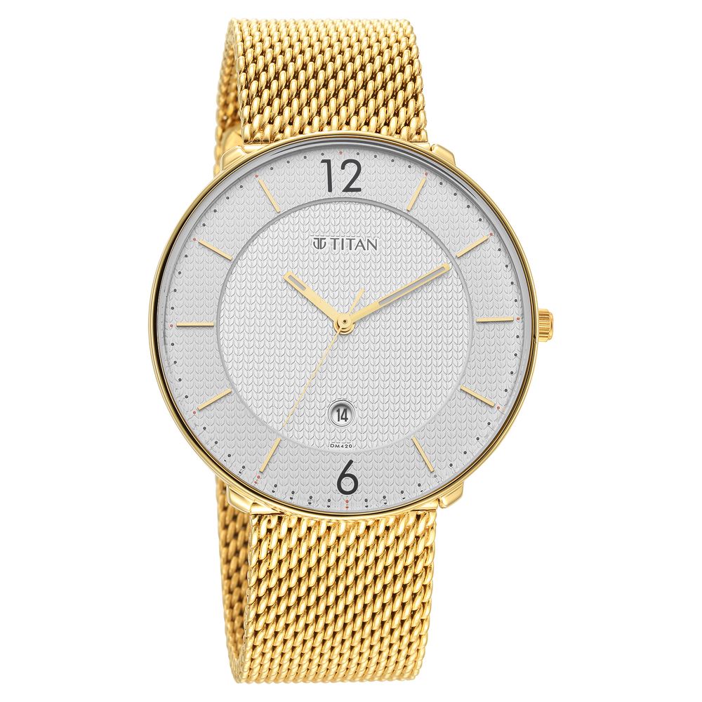 Buy Online Titan - Black and Gold Collection - Quartz Analog with Date ...