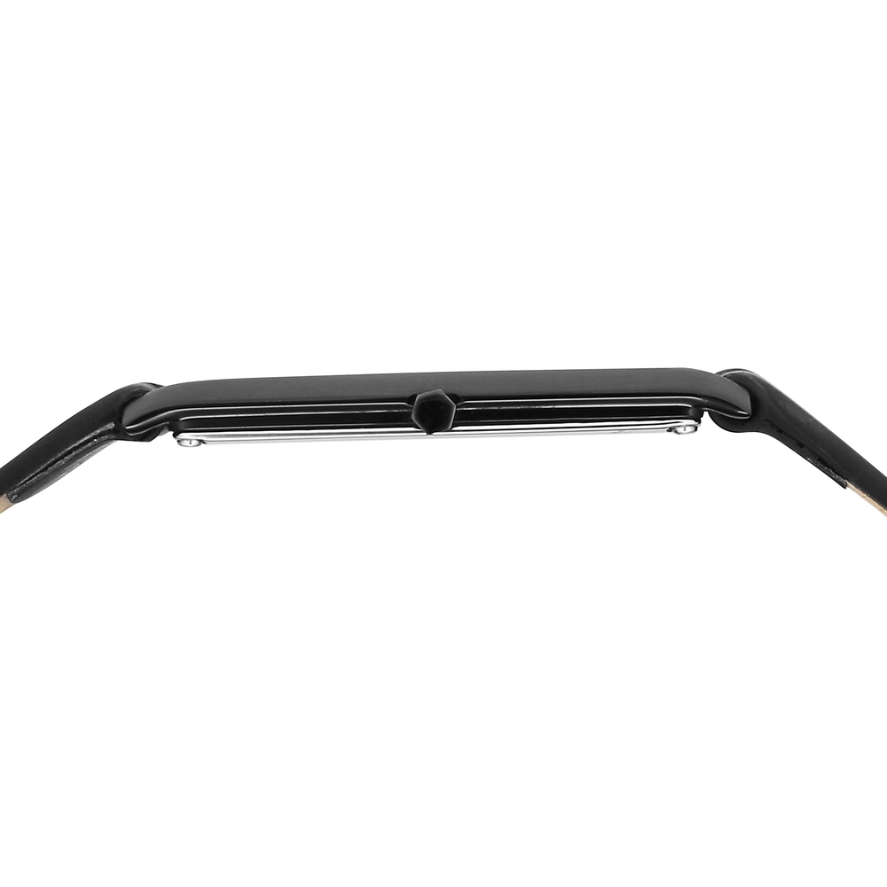 Buy Online Titan Edge Slim Leather Strap Black Dial Analog Watch for ...