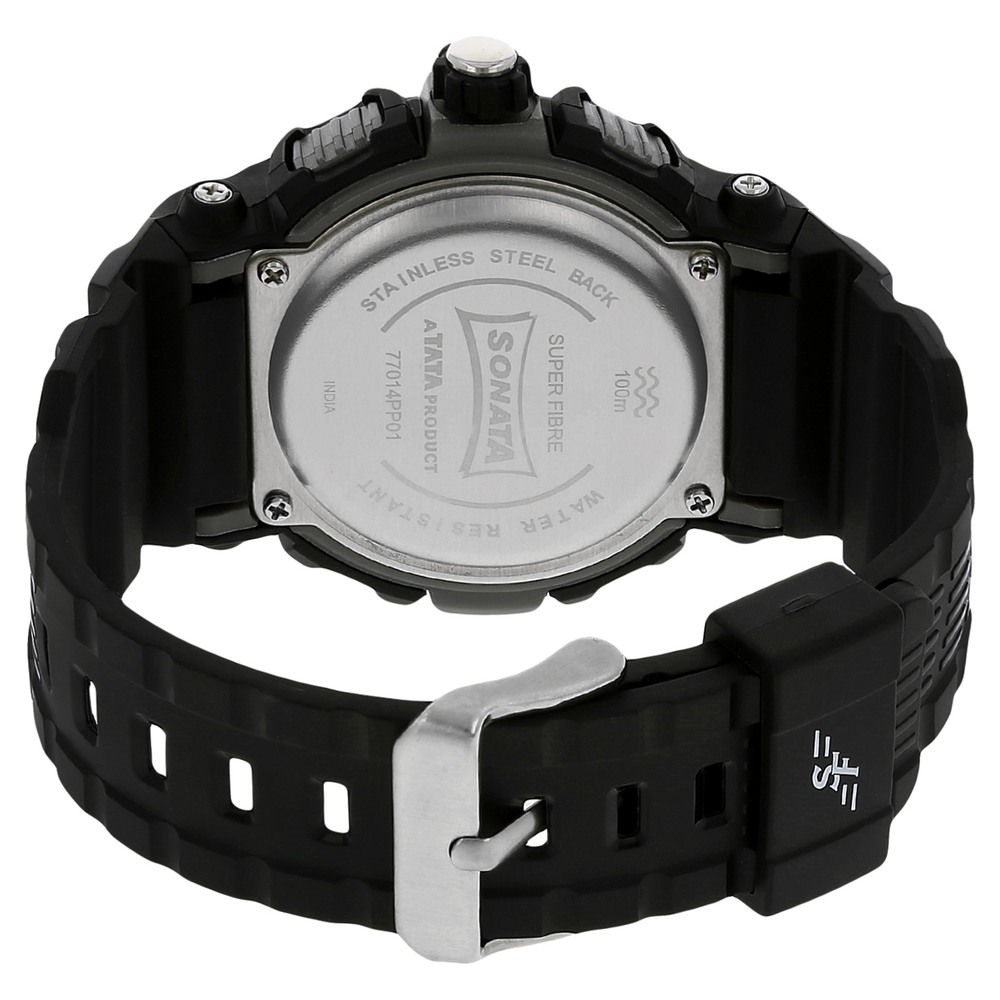 Buy Online SF Ocean Series Quartz Analog Black Dial Plastic Strap Watch ...