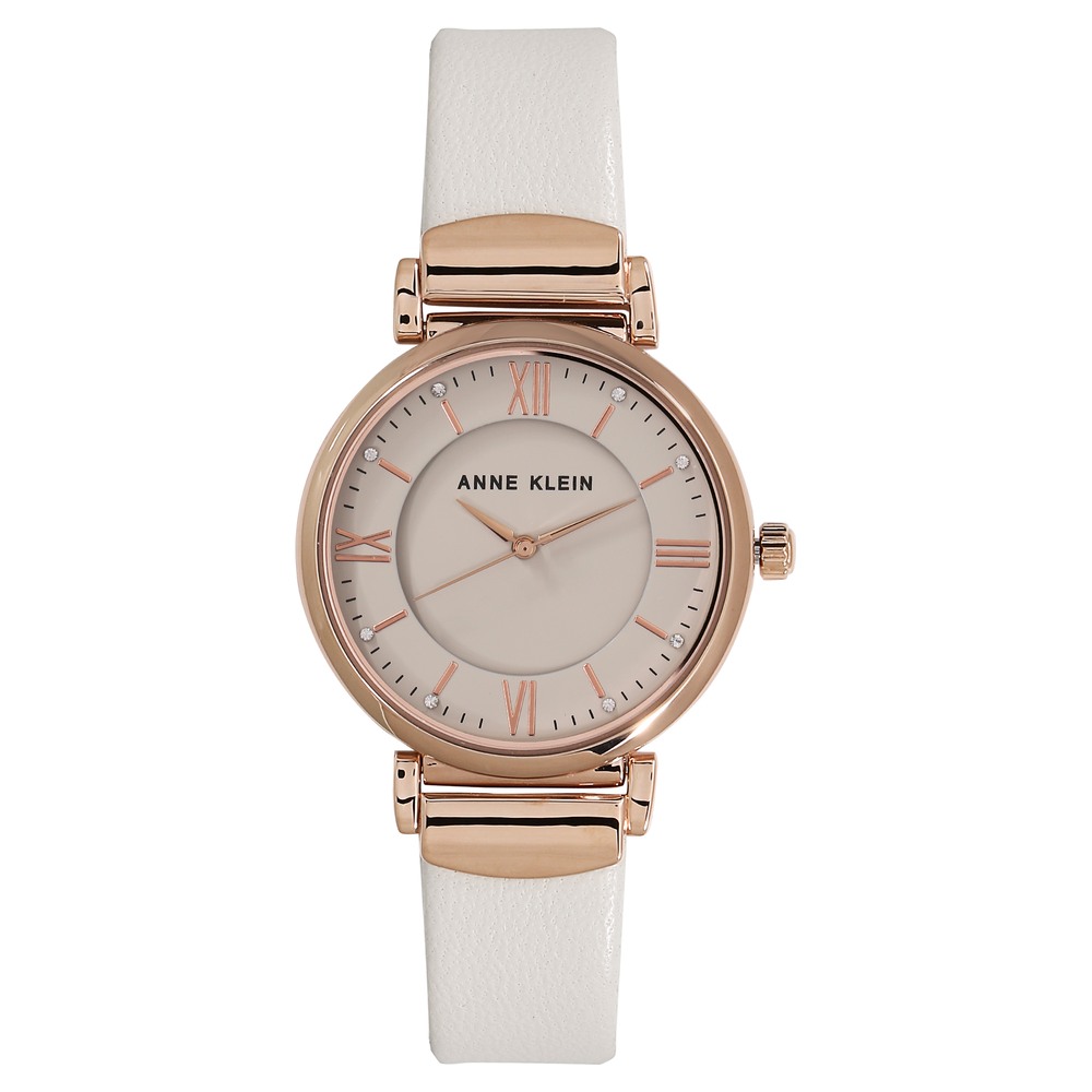 Buy Online Anne Klein Quartz Analog Beige Dial Metal Strap Watch for ...