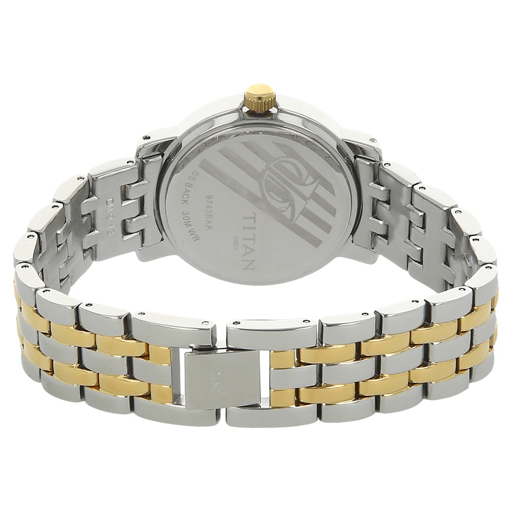 Buy Online Titan Quartz Analog Silver Dial Metal Strap Watch for Women ...