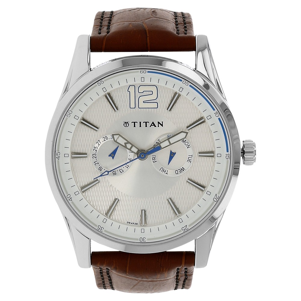 Buy Online Titan Quartz Analog Dial Watch for Men - nc9322sl05b | Titan