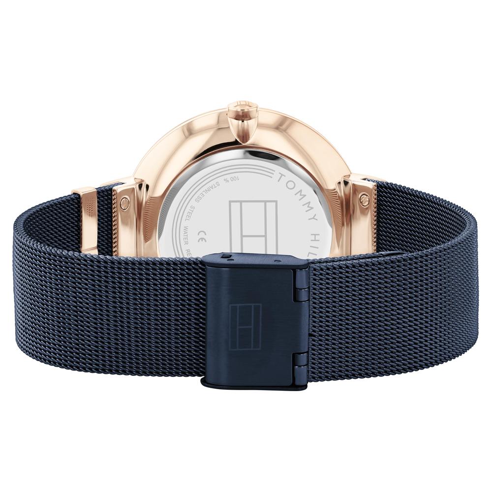 Buy Online Tommy Hilfiger Quartz Analog Blue Dial Stainless Steel Strap ...