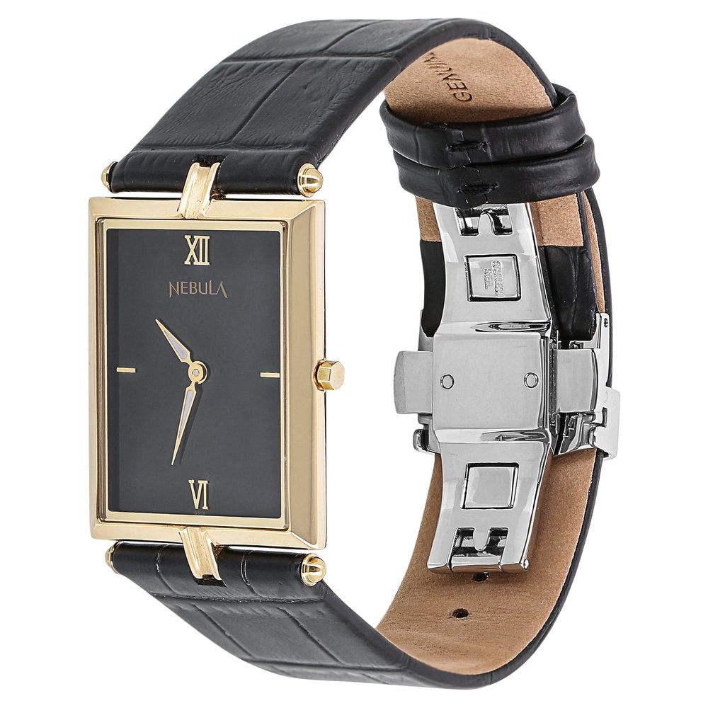 Buy Online Titan Nebula Quartz Analog 18 Karat Solid Gold Watch for Men ...