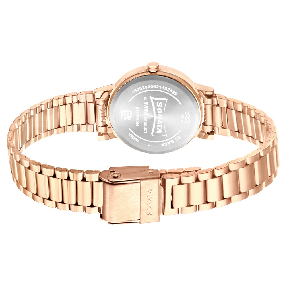 Buy Online Sonata Linnea Silver Dial Women Watch With Stainless Steel ...