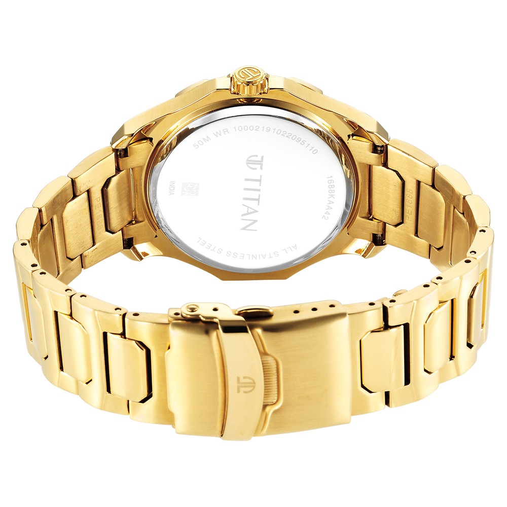 Buy Online Titan Regalia Premium Green Dial Quartz Multifunction ...