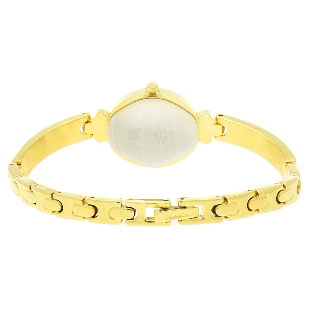 Buy Online Sonata Quartz Analog Brown Dial Metal Strap Watch for Women ...