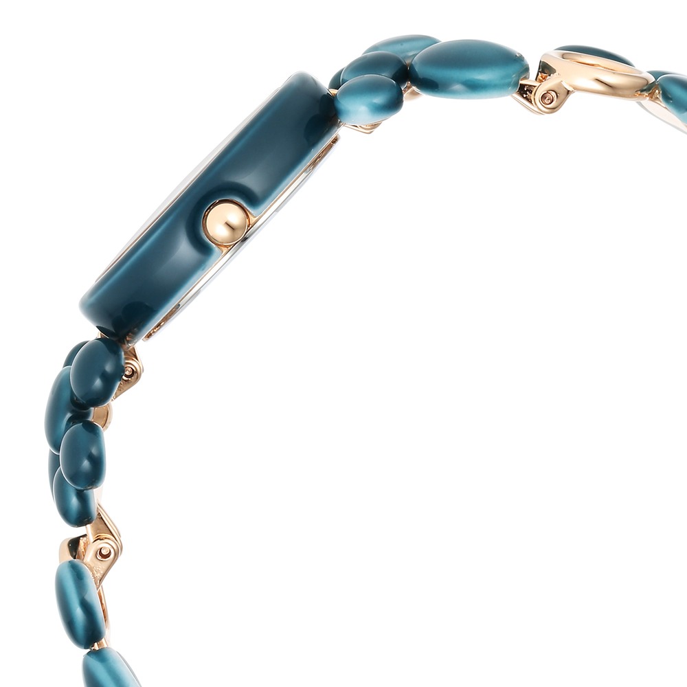 Buy Online Titan Quartz Analog Blue Dial Metal Strap Watch for Women ...