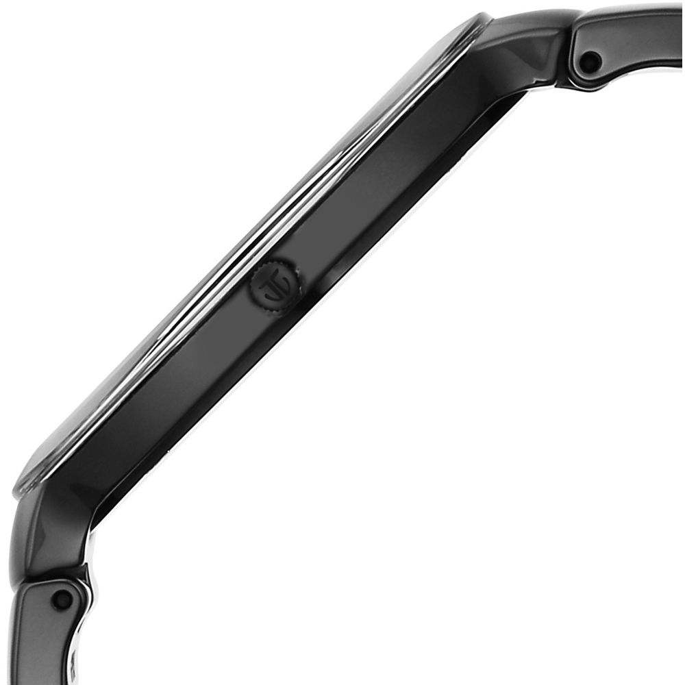 Buy Online Titan Edge Squircle Quartz Analog Black Dial Ceramic Strap ...