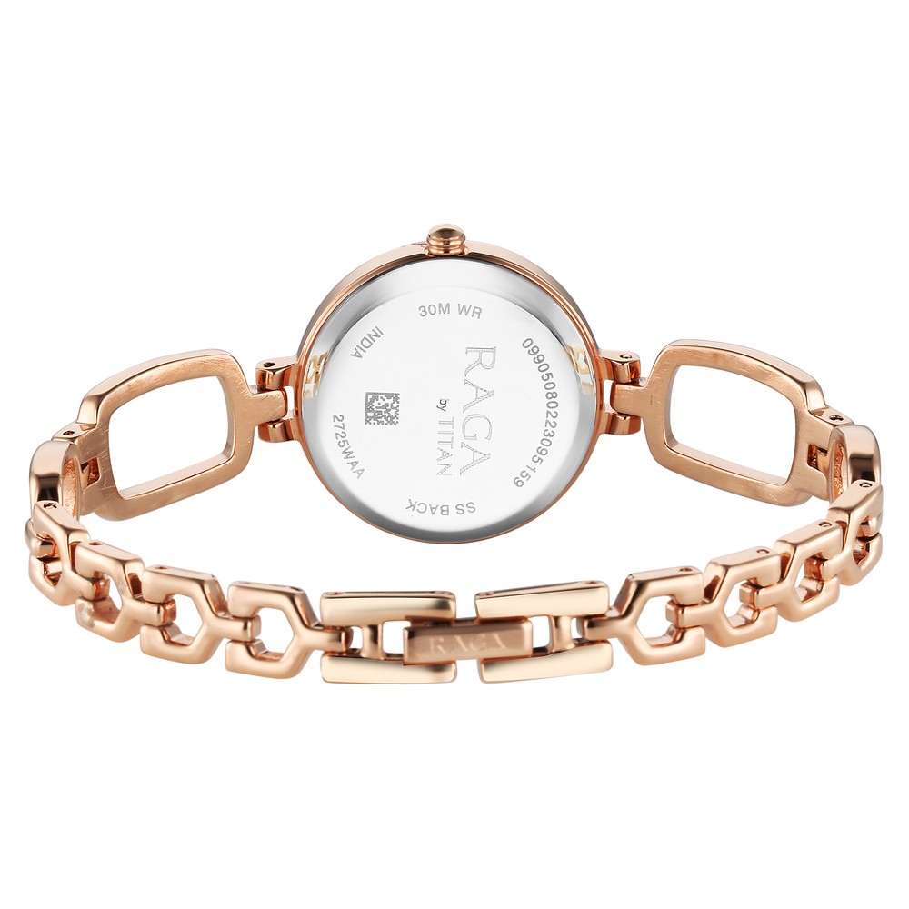 Buy Online Titan Raga Quartz Analog Rose Gold Round Dial Rose Gold ...