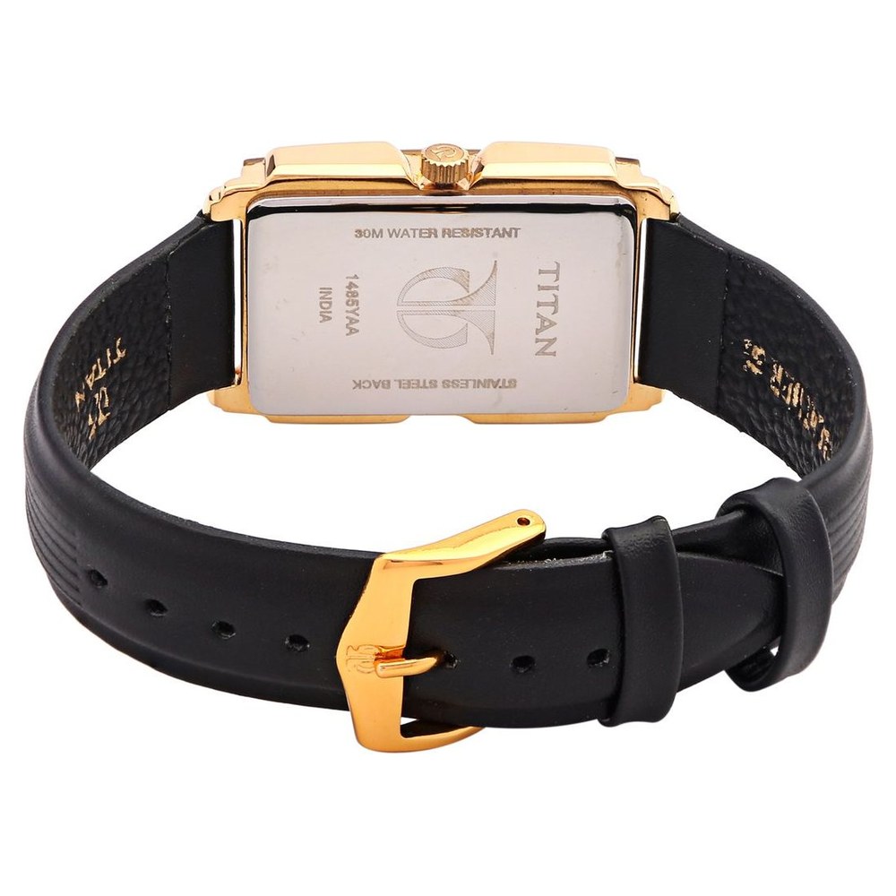 Buy Online Titan Moonphase Dial Quartz Leather Strap watch for Men ...