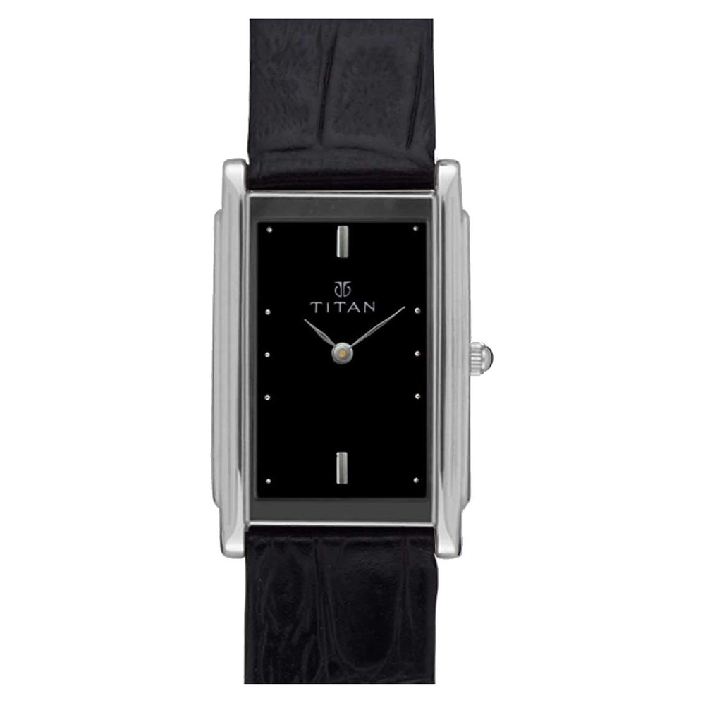 Buy Online Titan Quartz Analog Black Dial Watch for Men - nb1335sl02 ...