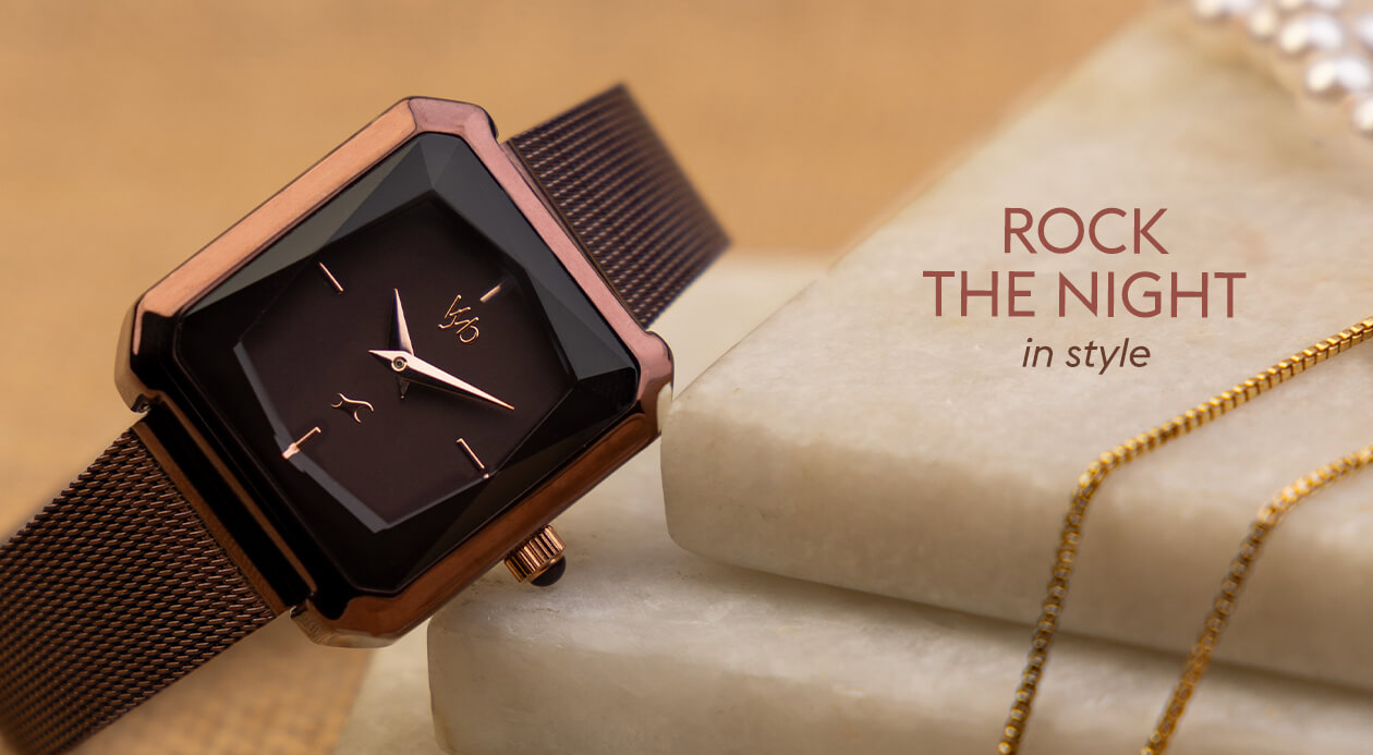 Buy Online Fastrack Vyb Flare Quartz Analog Green Dial Stainless Steel ...