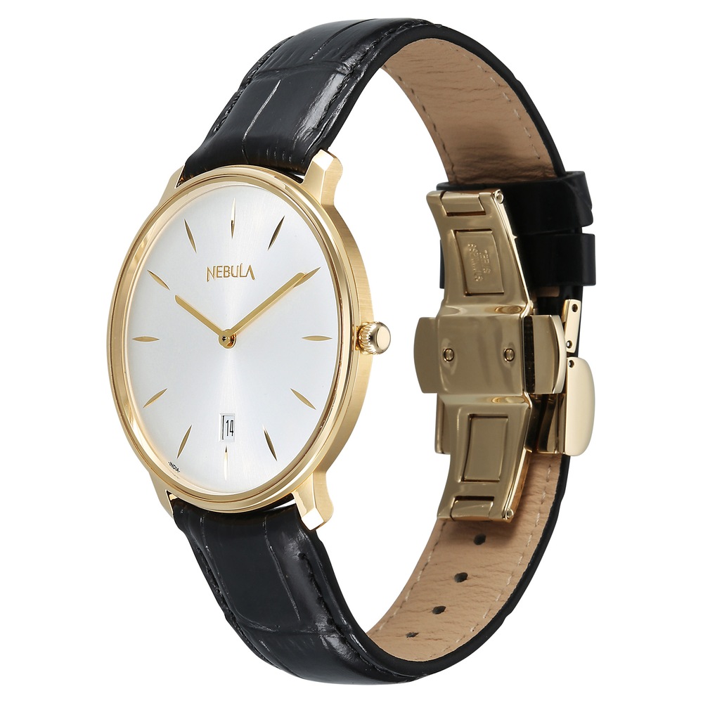 Buy Online Titan Nebula Lustre 18 Karat Gold Quartz Analog with Date ...