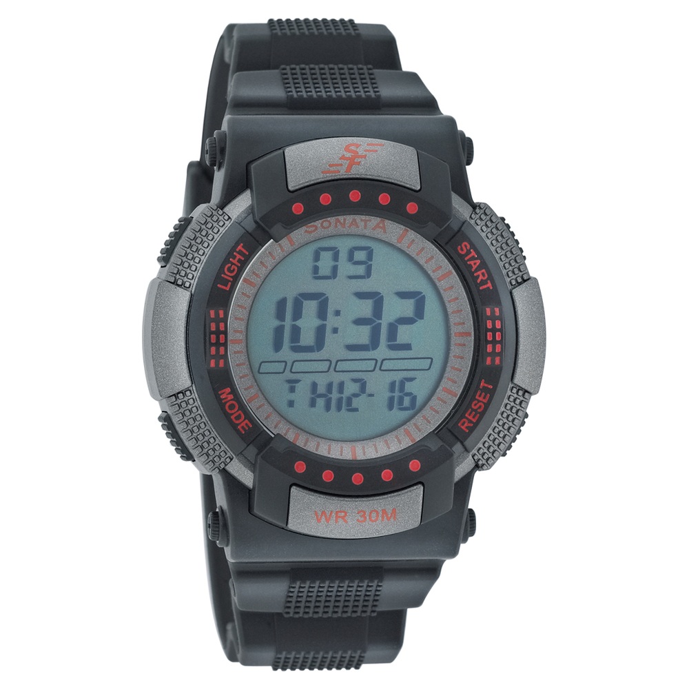 Buy Online Sonata Digital Dial Strap Watch for Men - n7967pp02 | Titan