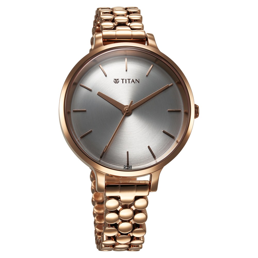 Buy Online Titan Secluded Quartz Analog Silver Dial Metal Strap Watch ...